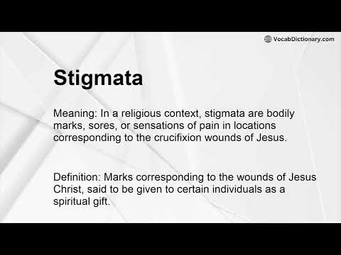 Stigmata Meaning