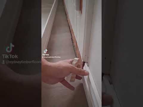 skirting board install