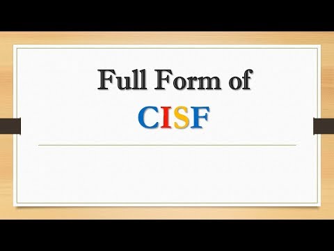 Full Form of CISF || Did You Know?