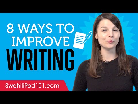 8 Ways to Practice Swahili Writing