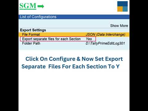 HOW TO EXPORT GSTR 1 JSON FILE FOR EACH SECTIONS IN TALLY PRIME