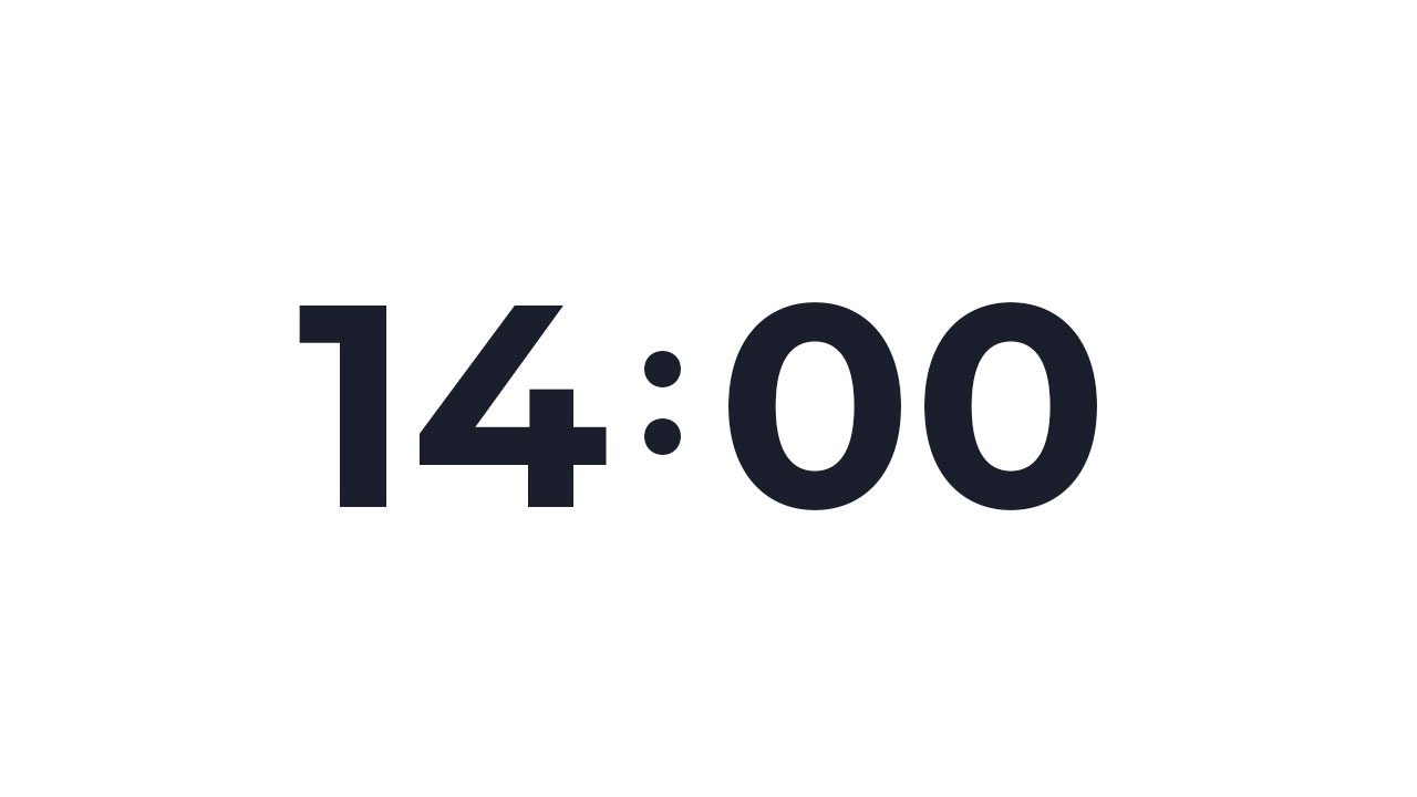 14 Minute Timer