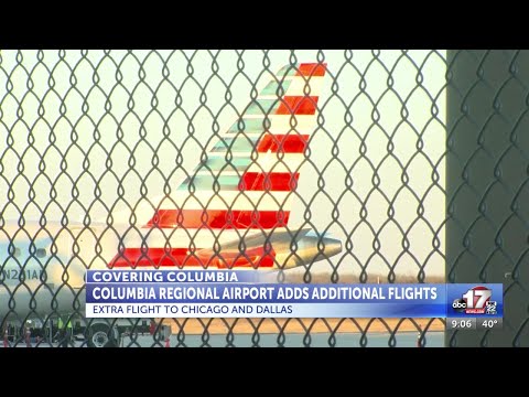 Columbia Regional Airport adds additional flight to Chicago and Dallas