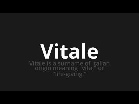 How to pronounce Vitale