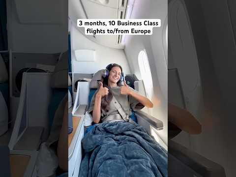 10 business class flights to/from Europe in 3 months - these were my thoughts! #businessclass #plane