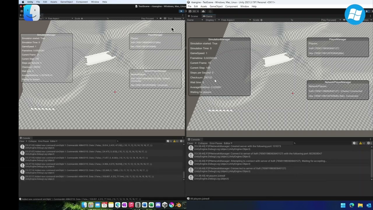 RTS Engine - Lockstep Demonstration (MacOS and Windows) - Unity