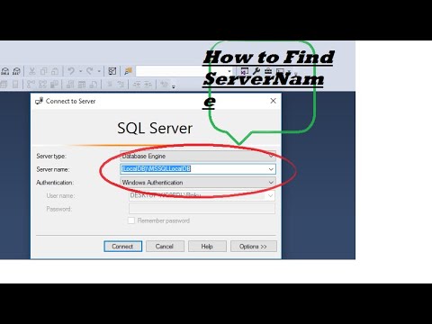 Connect SQL Server to Database Engine ||How to Find SQL Server Name || Fix the SQL server name error