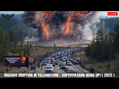 JAW-DROPPING Huge Eruption in Yellowstone! Horrific Moment Supervolcano Erupted Beneath Earth Crust