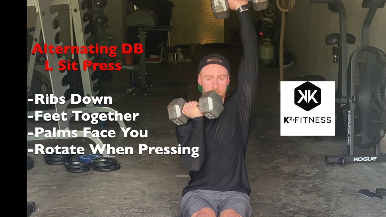 Alternating DB L Sit Press