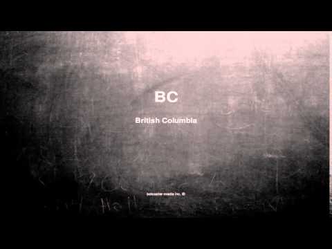 What does BC mean