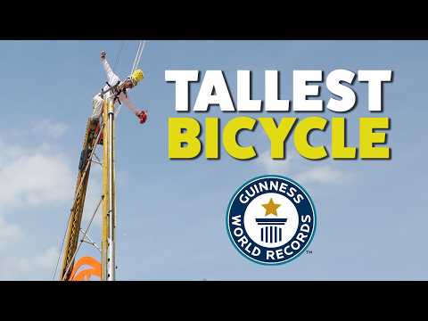 How to Ride the World's Tallest Bicycle | 15 Minute Fun
