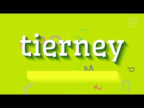 How to say "tierney"! (High Quality Voices)