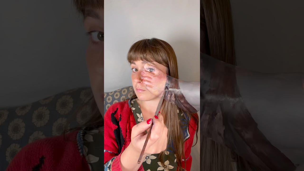 Made my foot dissapear! #fyp #shorts #youtubeshorts #shortsfeed #painting #artist #art #foryou #arty