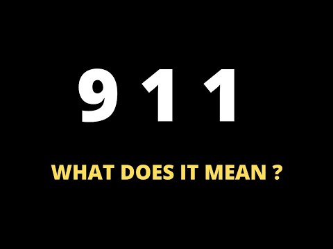 Number 911 Meaning | Keep SEEING 911?