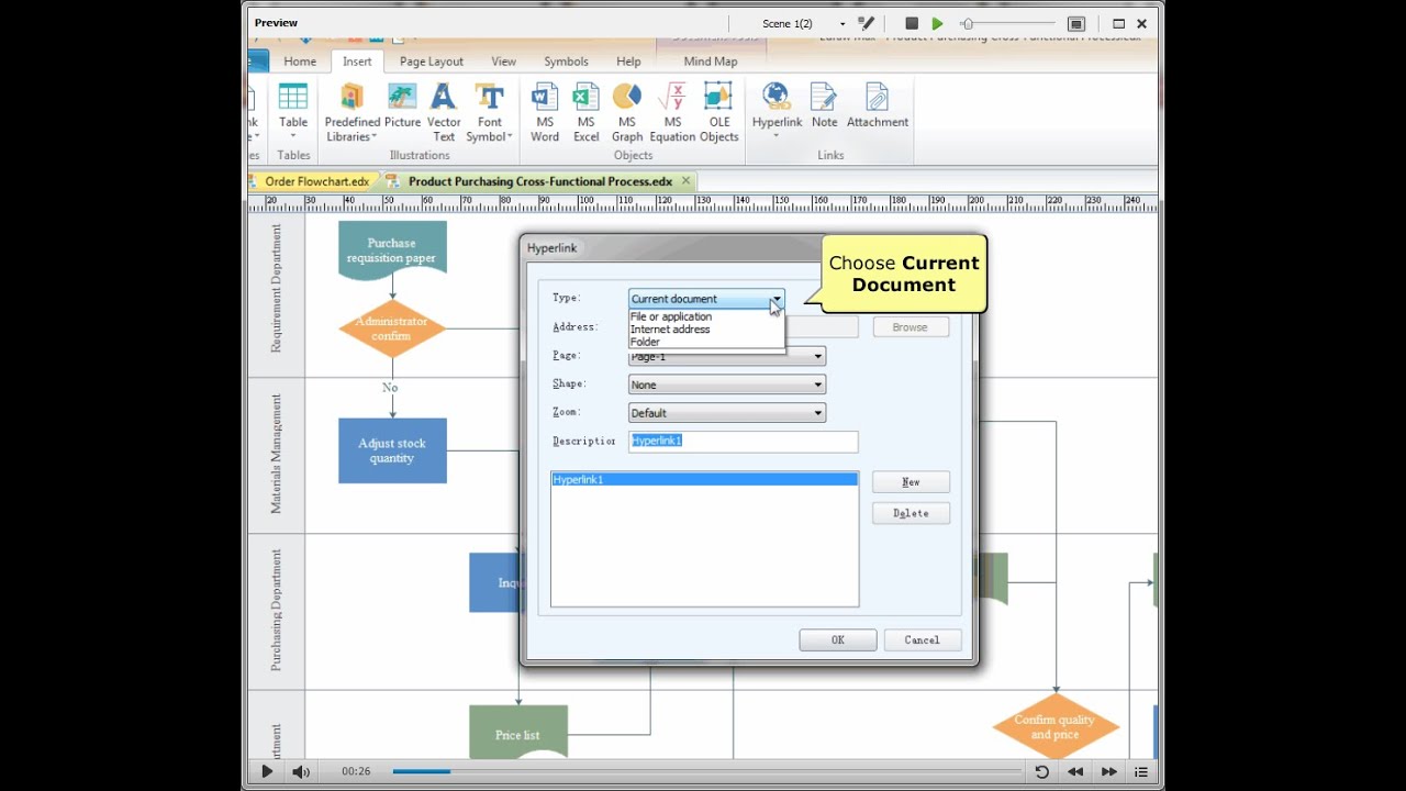 How to Add Hyperlinks to a Shape| EdrawMax
