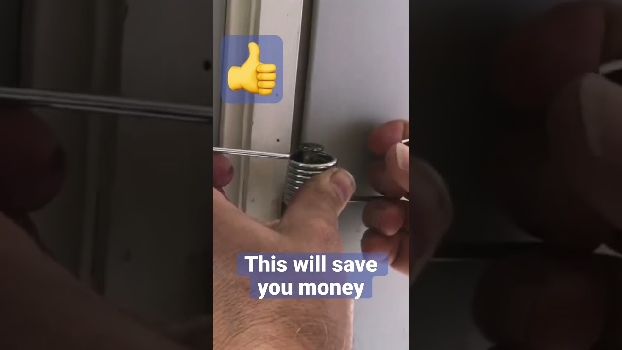 How to install a door hinge spring