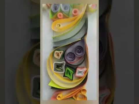 Paper quilling 😍letter J ❤️