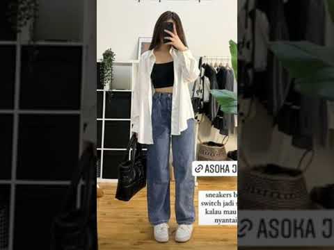 White Shirt Outfits 🌼#shorts #outfit
