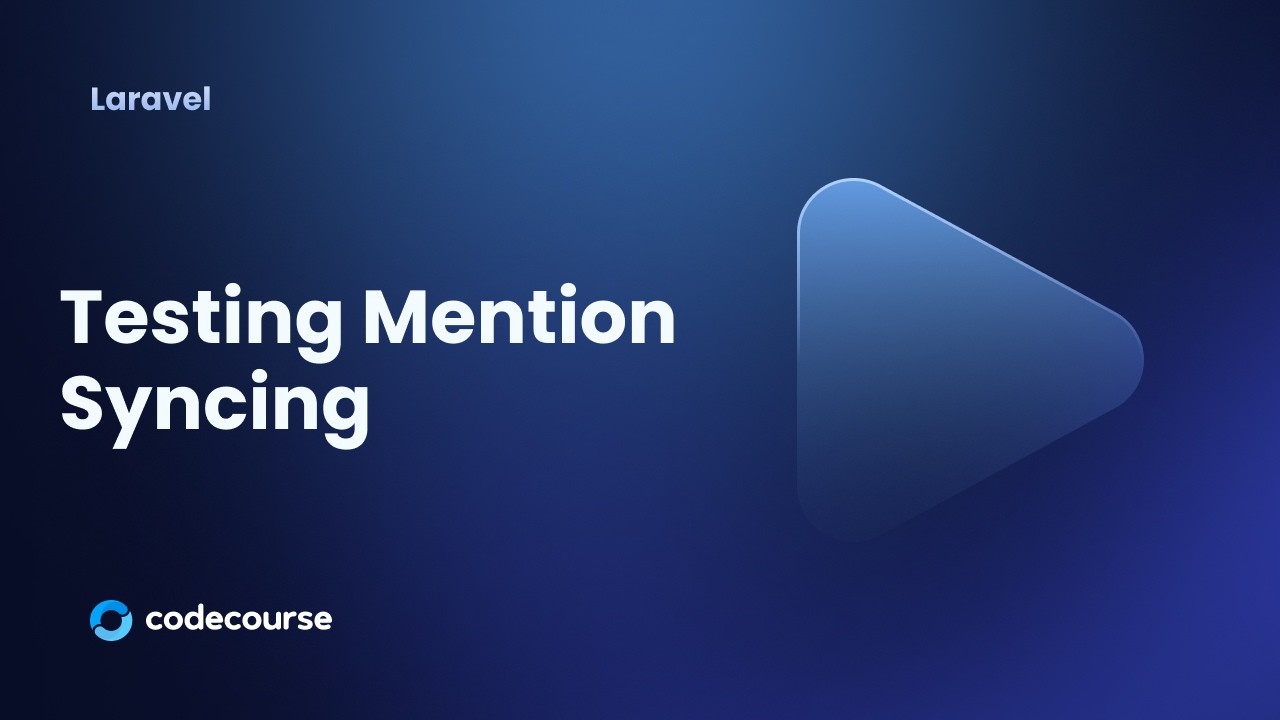 Testing Mention Syncing