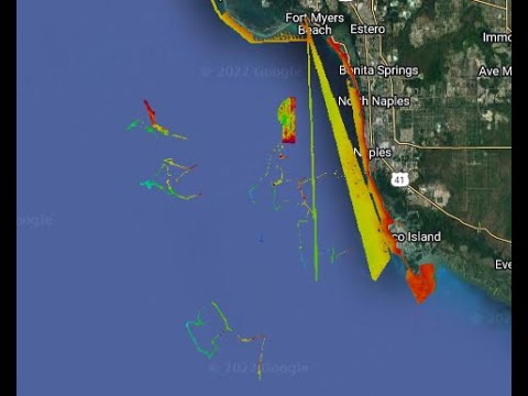 CMOR Mapping Relief Shading Charts for Fishing in Southwest Florida and the Gulf of Mexico