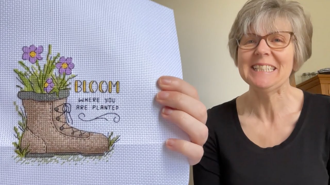 Spring cross stitching (FlossTube #9)