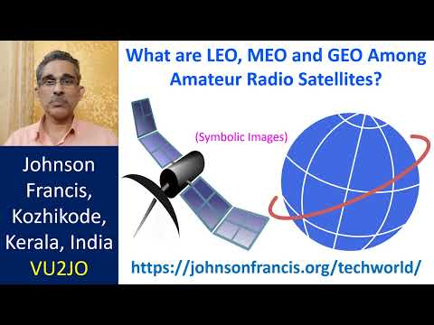 What are LEO, MEO and GEO Among Amateur Radio Satellites?