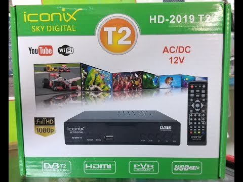 Iconix Free to Air Digital Decoder for TV With Youtube And WIFI feature HDMI enabled