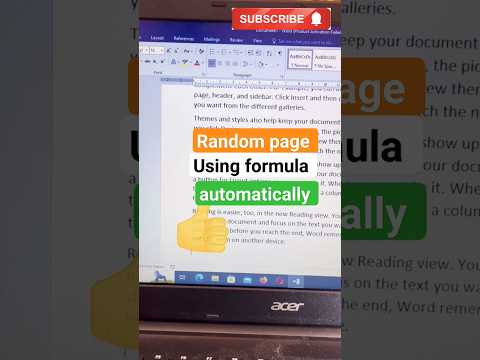 How to get a paragraph automatically in ms word using formula ππ|| #shorts #bangla #youtubeshorts