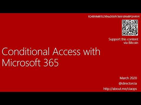 Conditional Access with Microsoft 365 – CIAOPS