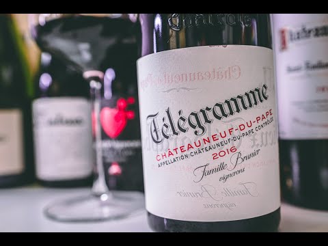 Cheerful Châteauneuf du Pape Wine - Telegramme Rhône Red by Vieux Télégraphe