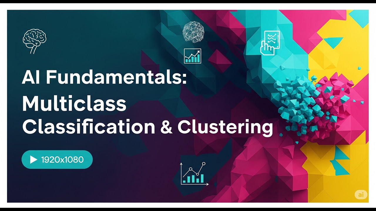 13) Multiclass classification and Clustering