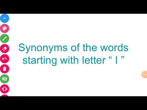 Synonyms of the words starting with 'I'| Vocabulary Lesson-10| Synonyms in English