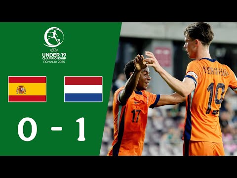 Spain U19 vs Netherlands U19 (0-1) Highlights - U-19 EURO FINAL 2024/25 | Match Highlights Today!