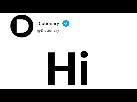 Hi Meaning In English