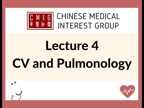 Lecture 4 CV and Pulmonology