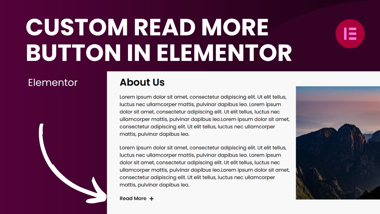 Creating A Custom Read More Button In Elementor