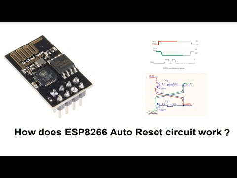 How does ESP8266 Auto reset circuit work ?