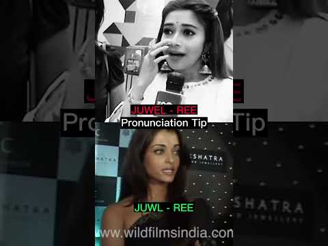 Pronunciation tip with #aishwaryaraibachchan #urvashirautela #tinadutta #rakhisawant #funny #ielts