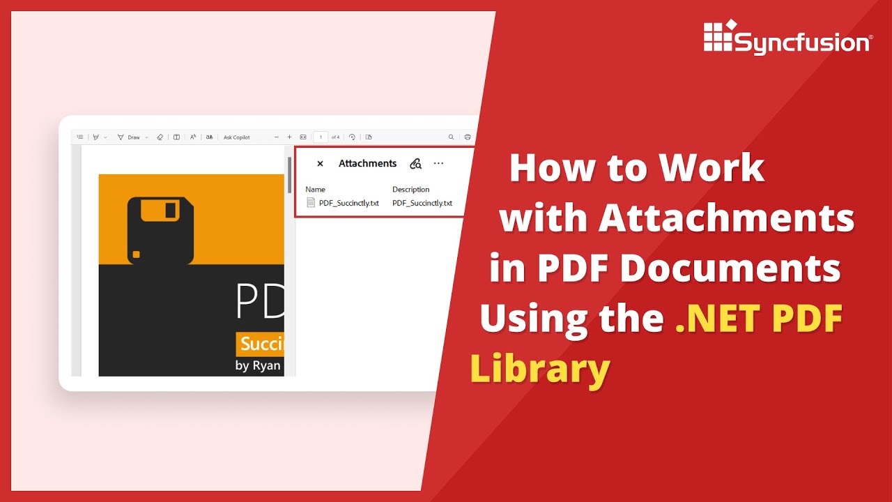 How to Work with Attachments in PDF Documents Using the .NET PDF Library