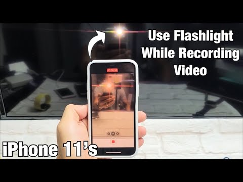 iPhone 11: How Turn On Flashlight While Video Recording from Camera