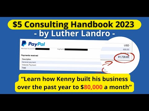 $5 Consulting Handbook 2023 Review - A Proven Local Consulting Strategy BANK $80,000 a month!