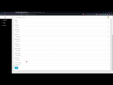 School Registration System in Python using Django DEMO