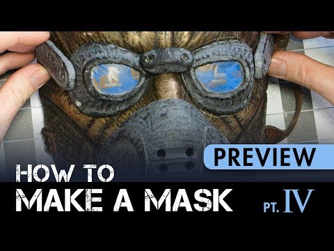 How to Make a Mask - Part 4: Detail Sculpting & Adding Magnets - PREVIEW