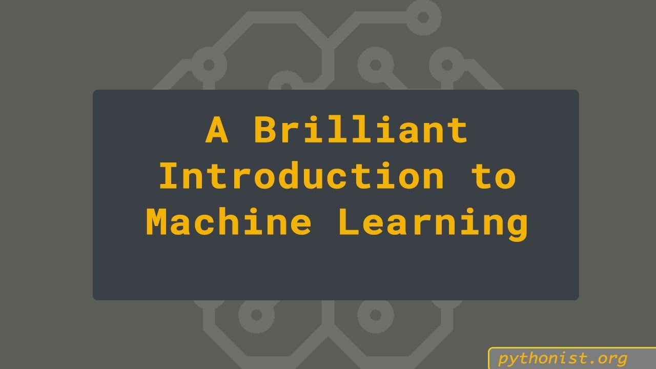 A brilliant  introduction to Machine Learning | Machine Learning Basics