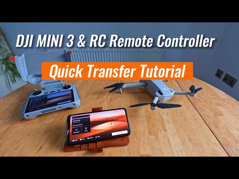 DJI Mini 3 | How to use Quick Transfer to your Phone or Tablet (high-speed)