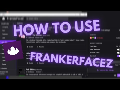 How to use FrankerFacez Tutorial! (Twitch Mod Tutorial)