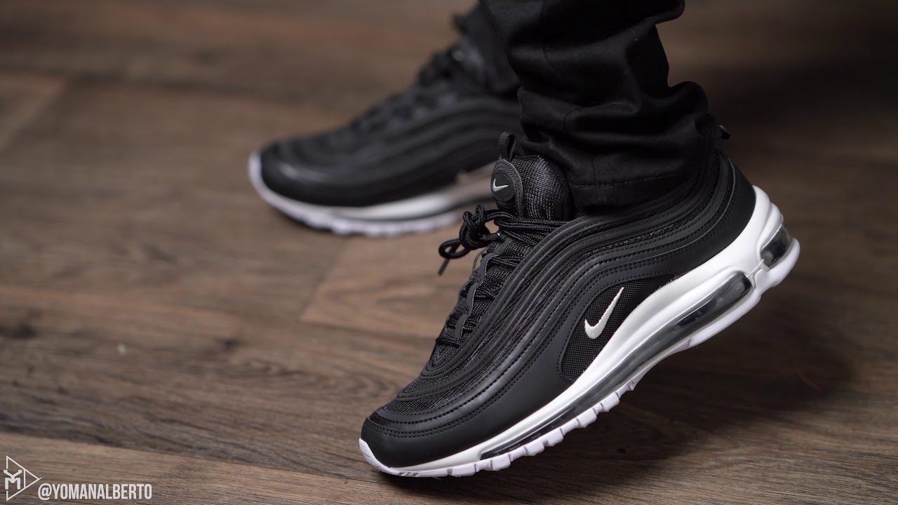 AIR MAX 97 BLACK/WHITE ON FEET REVIEW