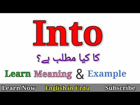Into Meaning in Urdu