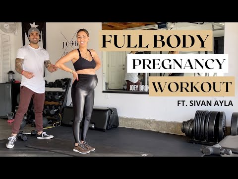 Full Body Pregnancy Workout // ft. Sivan Ayla // Safe for ALL Trimesters