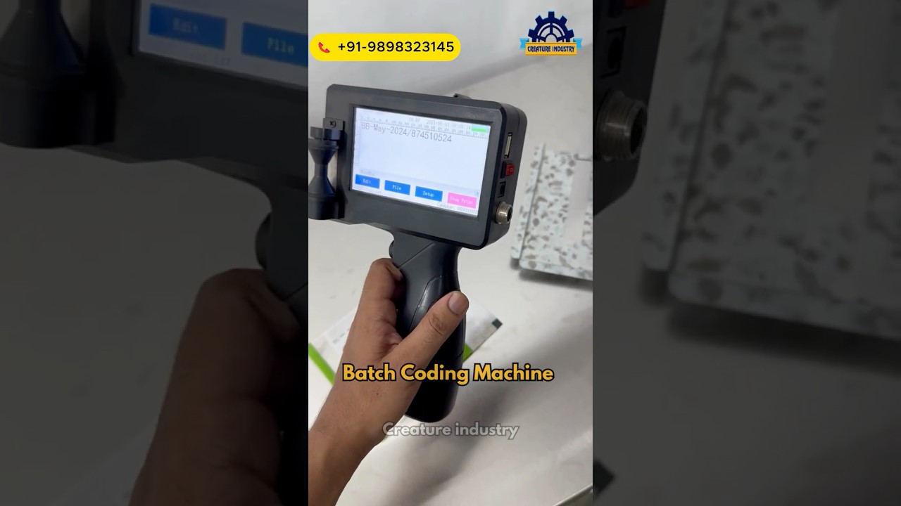 Mrp Expiry Manufacturing, Price & Date Printing Machine Handheld Inkjet Mini Wireless Printer